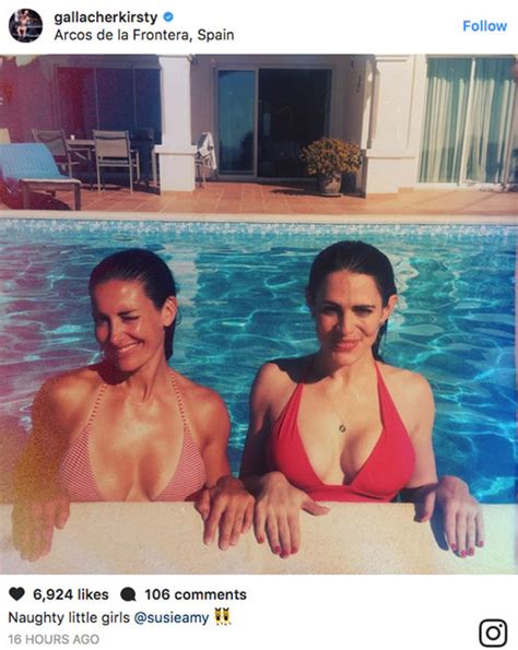 Kirsty Gallacher And Susie Amy Flaunt Assets In Busty Bikini Snaps