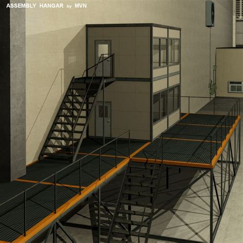 Assembly Hangar 3d Xsi