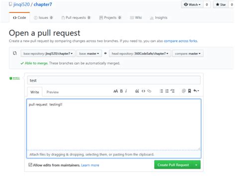 Pull Request 如何使用 Csdn博客