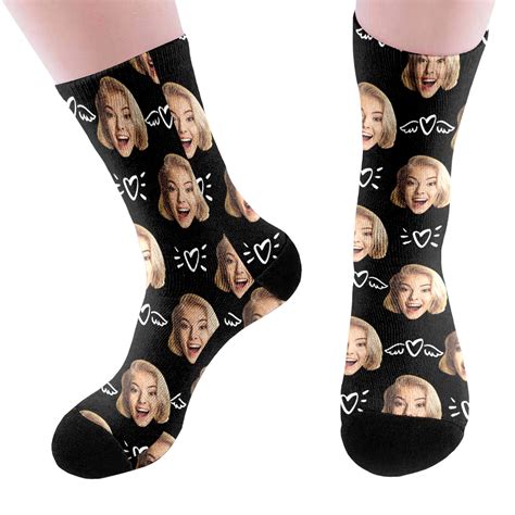 Awzxde Unisex Valentines Day Print Socks Cute Novelty Socks For