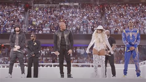 2022 Super Bowl Halftime Show Watch Dre Kendrick Eminem Snoop Mary