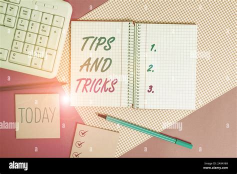 Handwriting Text Writing Tips And Tricks Conceptual Photo Helpful