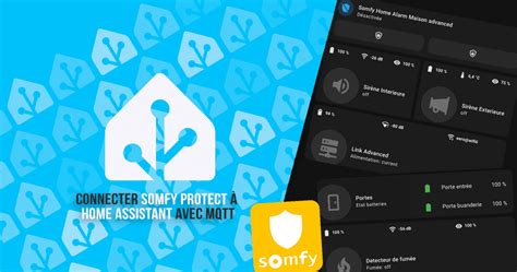 Comment Connecter Lalarme Somfy à Home Assistant Avec Mqtt