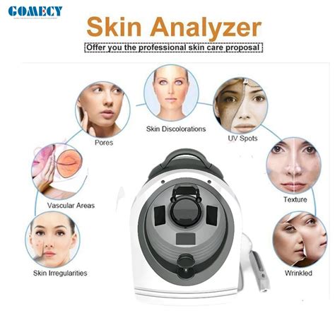 3d Facial Skin Analysis Machine With White And Silver Color Face Skin