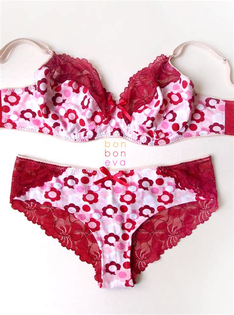 Flower Power On A Lingerie Set For The Love Of Flowers Colours And Lace