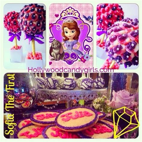 Sofia The First Princess Royal Tea Party Them Birthday Candy Buffet Dessert Bar Sofia The 1st Ce