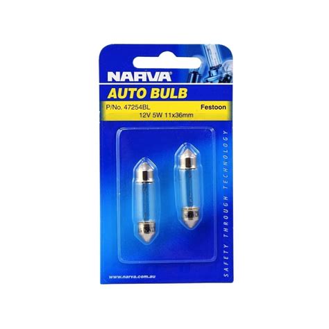 Narva Bulb Festoon 12v 5w Clampline