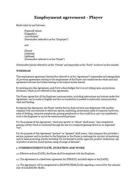 Contract Example Pdf Copyright Breach Of Contract