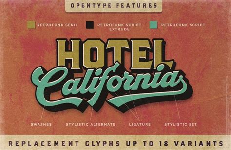 retrofunk script font
