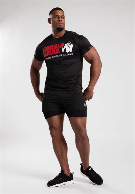 Classic Training T Shirt Black S Gorilla Wear