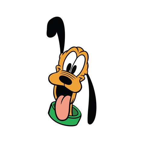 Pluto 3 Head Disney Digital Download Pdf Png Eps Svg Dxf Etsy