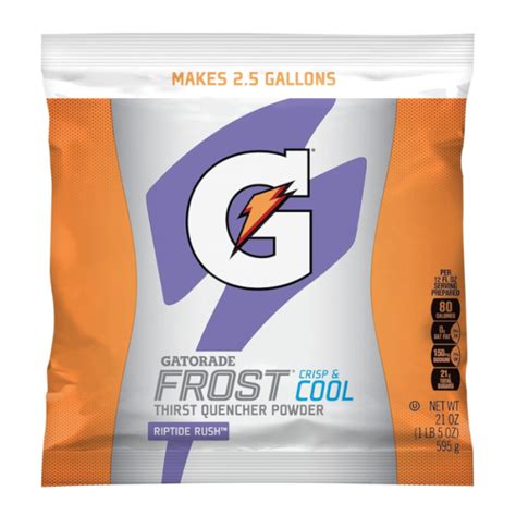 Gatorade Frost Thirst Quencher Riptide Rush Instant Powder Mix 21oz