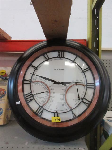 Acu Rite 25 Weather Monitoring Wall Clock