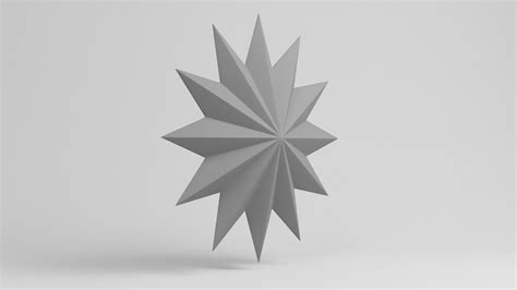 Star Simple 12 Pointed Cartoon Icon Symbol 3d Model Turbosquid 2178432