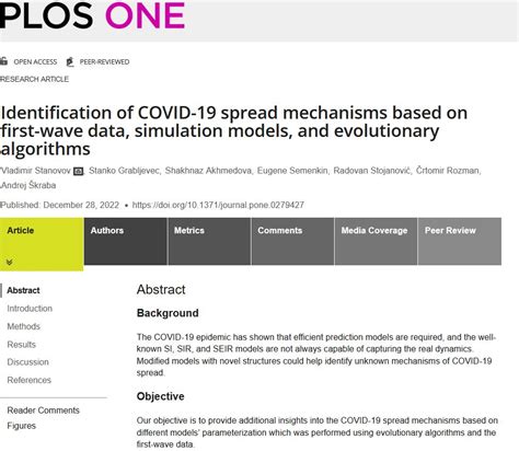Objavljen članek Mednarodne Interdisciplinarne Raziskovalne Skupine Kjer Je Kot Vodilni Avtor