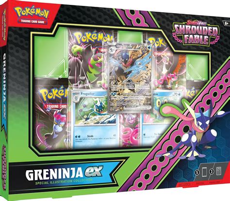 Pokémon Tcg Scarlet And Violet—shrouded Fable Greninja Ex Special Illustration Collection 1 Full