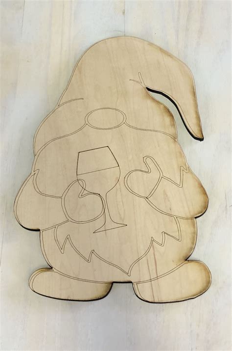 Gnome Cutout Pattern