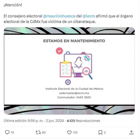 Se Cae Iecm Consejeros Acusan Ciberataque A Horas De Iniciar El Prep