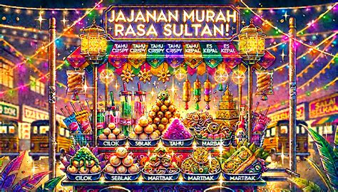 Jajanan Murah Rasa Sultan