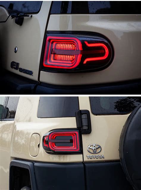 Conjunto De Luz Trasera Para Fj Cruiser 2007 Intermitentes Led Luces De Freno Y Antiniebla