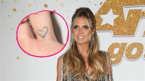 Heidi Klum Tattoos Pictures Images Pics Photos Of Her Tattoos Upquzq