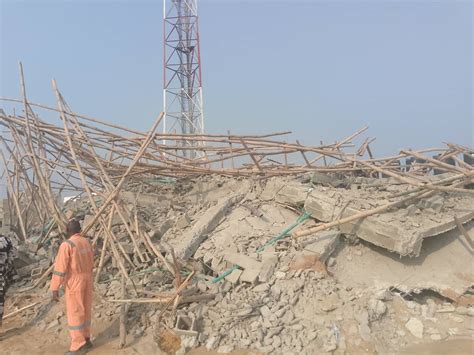 Nscdc Operatives Rescue 2 People From Collapsed Lagos Building Pm News