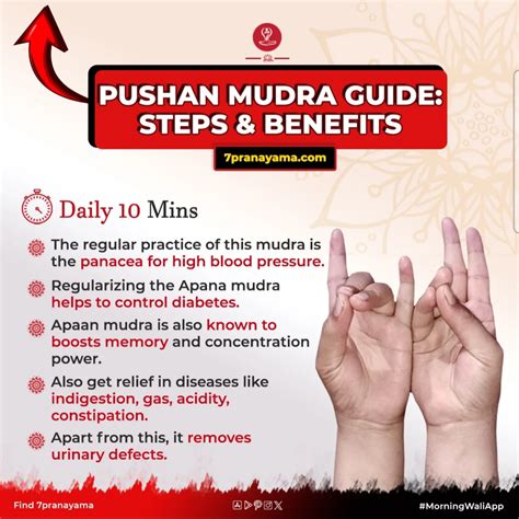 7pranayama Yoga App Pushan Mudra Steps And Benefits 7pranayama