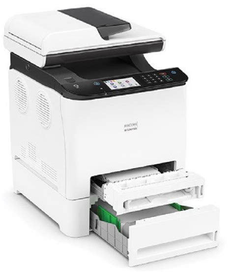 Ricoh M C250FWB Color Laser Multifunction Printer - CopyFaxes
