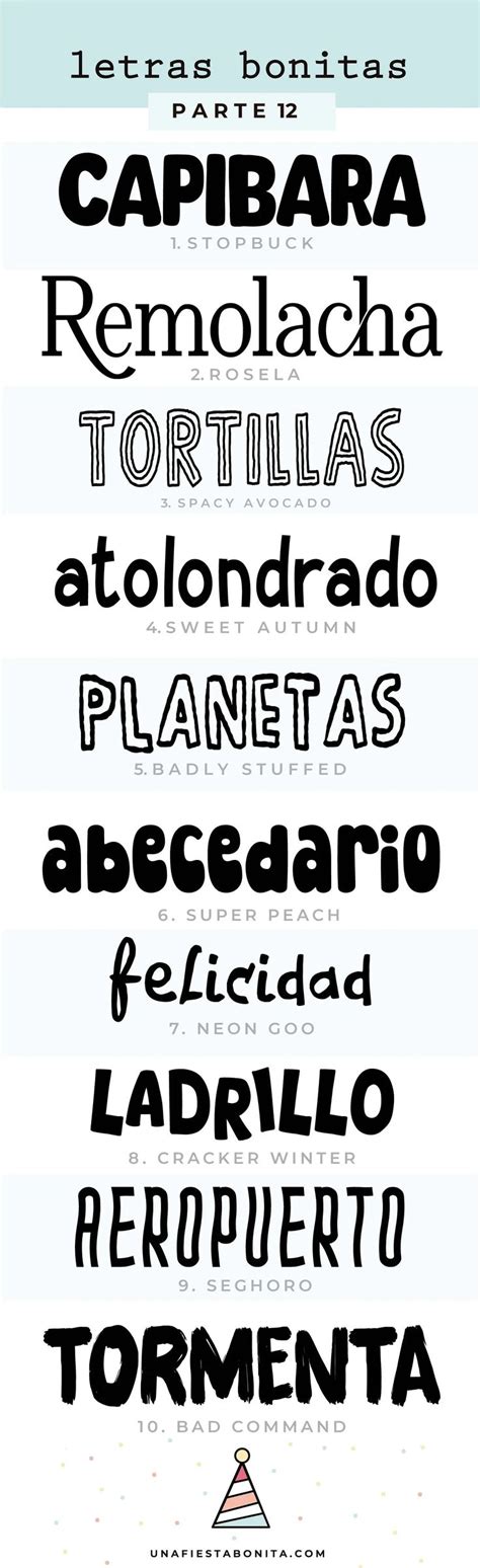 Letras Para Invitaciones 12 Descargar Tipos De Letras Letras Para