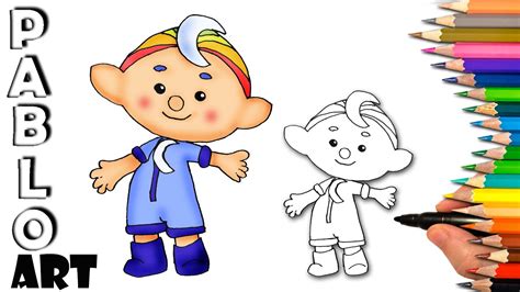 How To Draw Cloudbabies Baba Blue Learn To Draw Step By Step Youtube