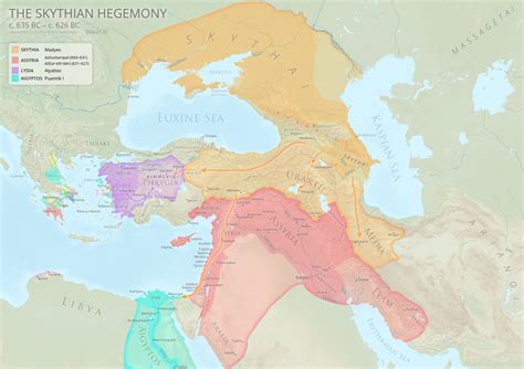 Scythian Hegemony By Ancientgreekmaps On Deviantart