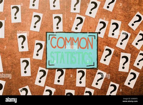 Hand Writing Sign Common Statistics Word For Deals With Collection Analysis Etc Of Numerical