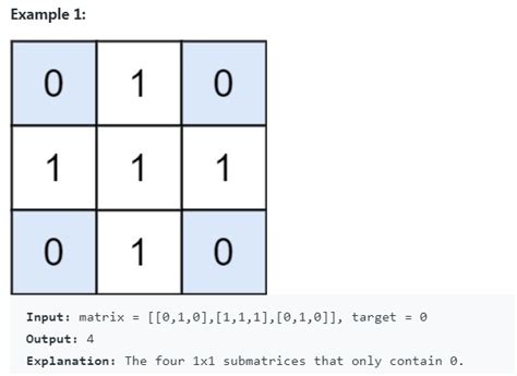 leetcode 1074 number of submatrices that sum to target by aaron learning note medium