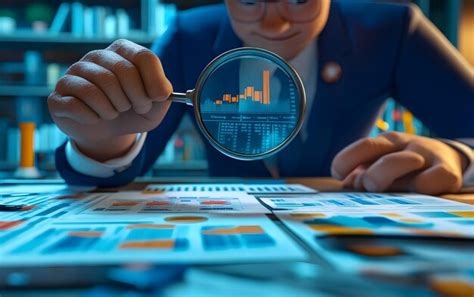 Businessman Analyzing Data Premium Ai Generated Image