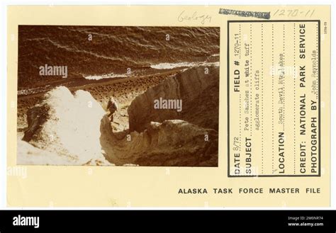 Pete Sanchez At White Tuff Agglomerate Cliffs Alaska Task Force