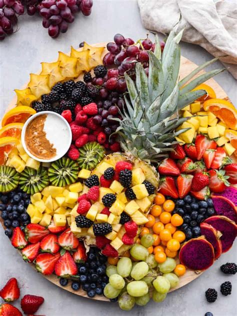 Fresh Fruit Salad Display