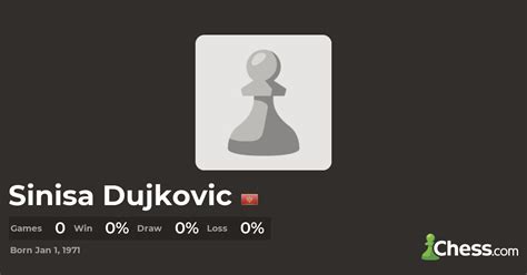 The Best Chess Games Of Sinisa Dujkovic