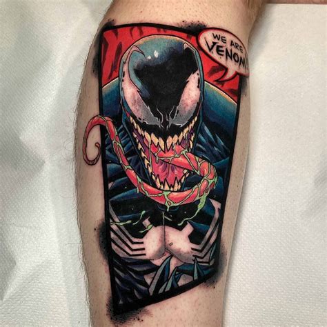 Venom Tattoo Hulk Tattoo Spiderman Tattoo Comic Tattoo Marvel