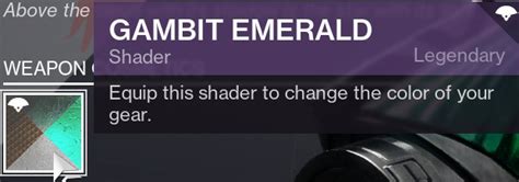 Does This Shader Drop From Gambit Matches I Just Want To Know Before