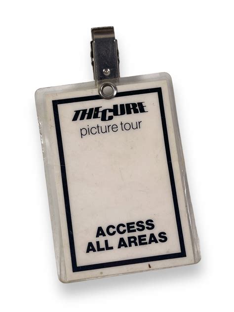 Lot 160 The Cure Signed Lp Cover And Aaa Pass From