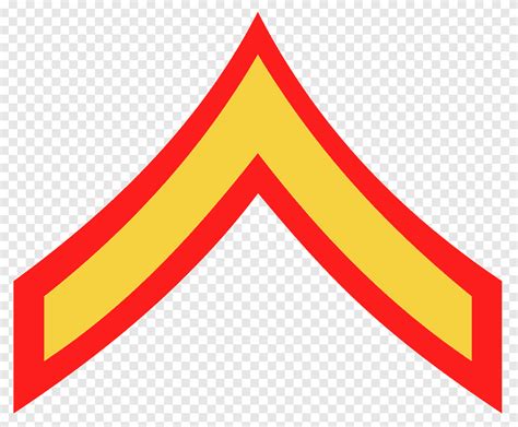 Private First Class United States Marine Corps Rank Insignia Lance Corporal Marine Angle Text