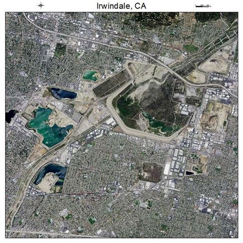 Aerial Photography Map Of Irwindale Ca California