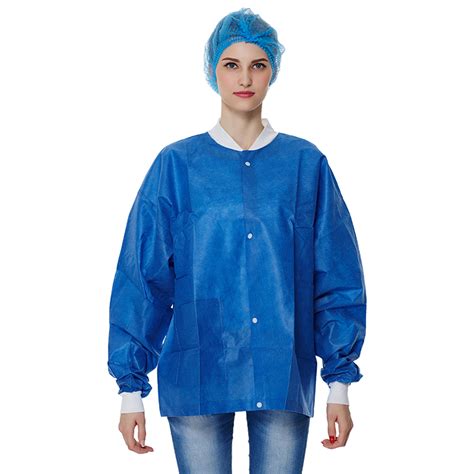 Disposable Medical Sms Lab Jacket Hip Length Baymro Apparel