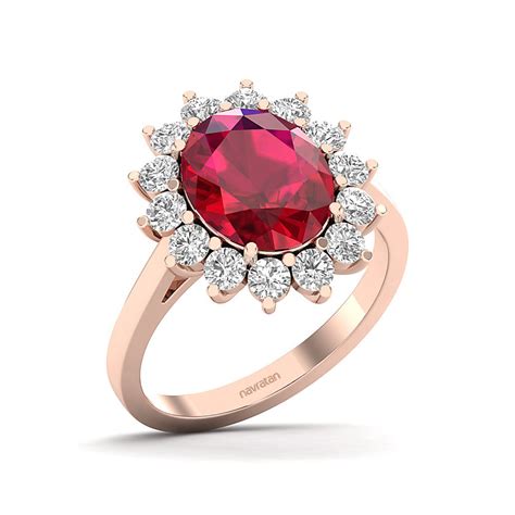 The Shining Ruby Gold Ring