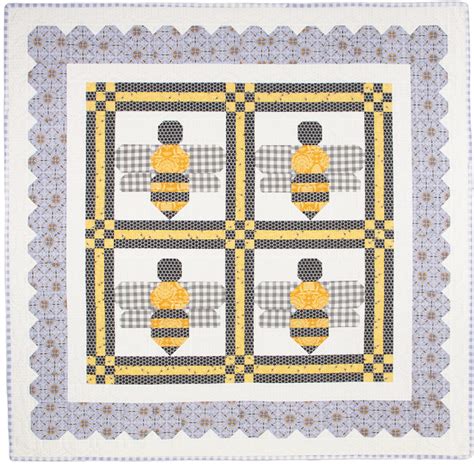 Pdf Honey Bee Quilt Pattern Etsy