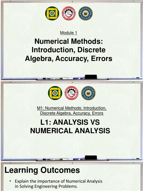 Numerical Methods Introduction Discrete Algebra Accuracy Errors Pdf Numerical Analysis