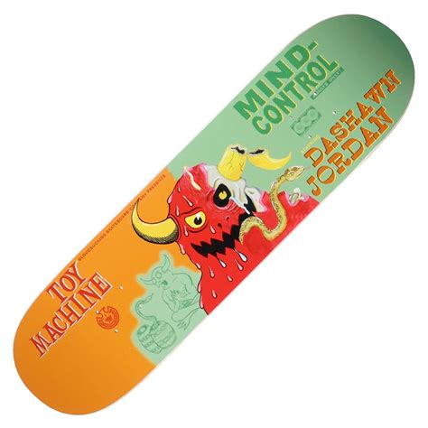 Toy Machine Skateboards Dashawn Mind Control Skateboard Deck 8 38