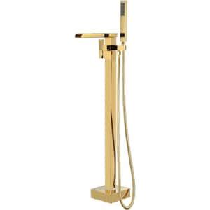 Aklfgn Single Handle Claw Foot Tub Faucet Freestanding Floor Mount
