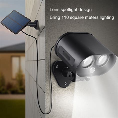 Bionic Solar Flood Light Outdoor Garden Led Wall Light Garden Led