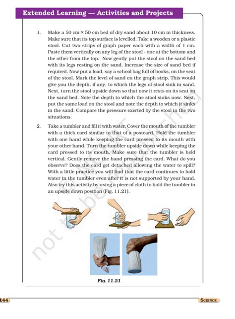 NCERT Book Class Science Chapter Force And Pressure